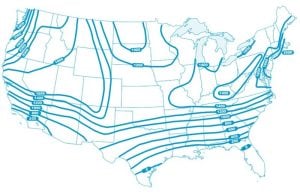 Chill Hours Map - Food Forest Nursery